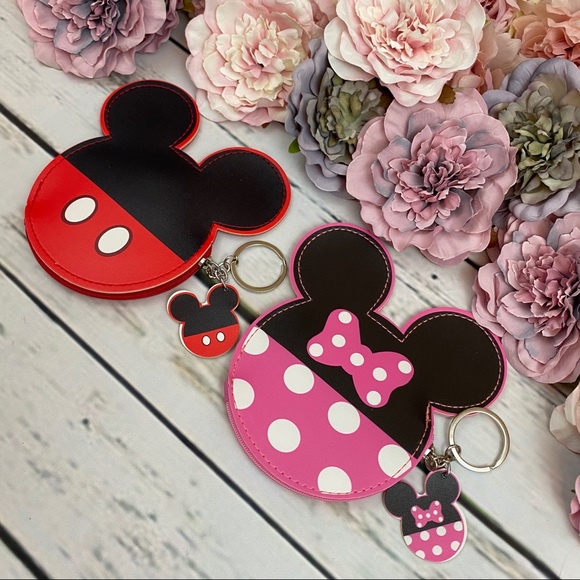 Bags | Mickey Minnie Mouse Coin Purse Keychain | Poshmark